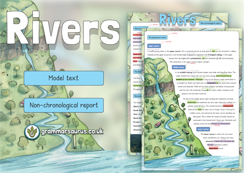Year 5 Model Text – Non-chronological report – Rivers - Grammarsaurus