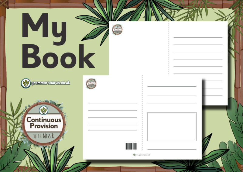 Continuous Provision - Storytelling - My Book - Grammarsaurus