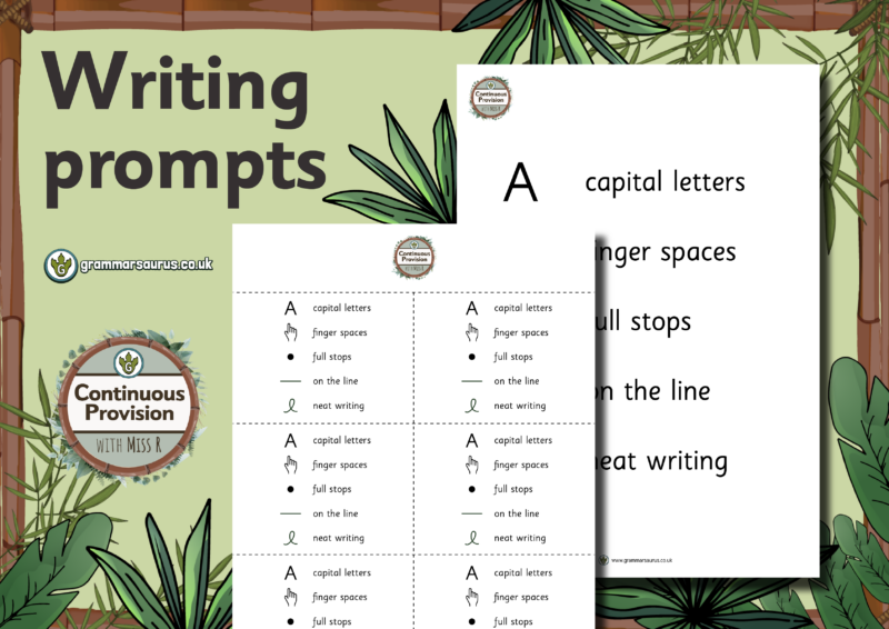 Continuous Provision - Storytelling - Writing Prompts - Grammarsaurus