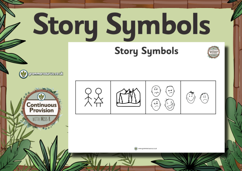 Continuous Provision - Storytelling - Story Symbols - Grammarsaurus