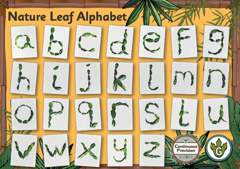 Continuous Provision - Display - Alphabet - Grammarsaurus