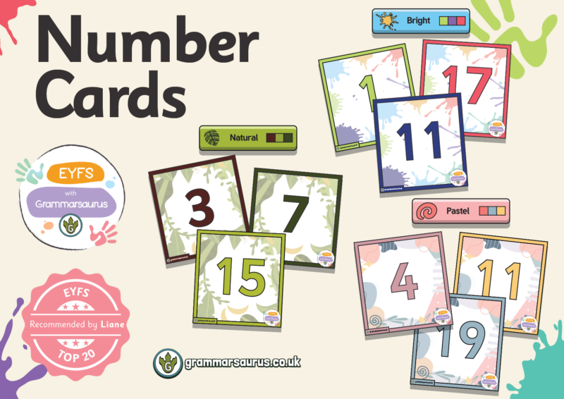 EYFS Essentials - Numbers Display Pack - Grammarsaurus