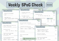 Year 2 Weekly SPaG Check – Autumn - Grammarsaurus