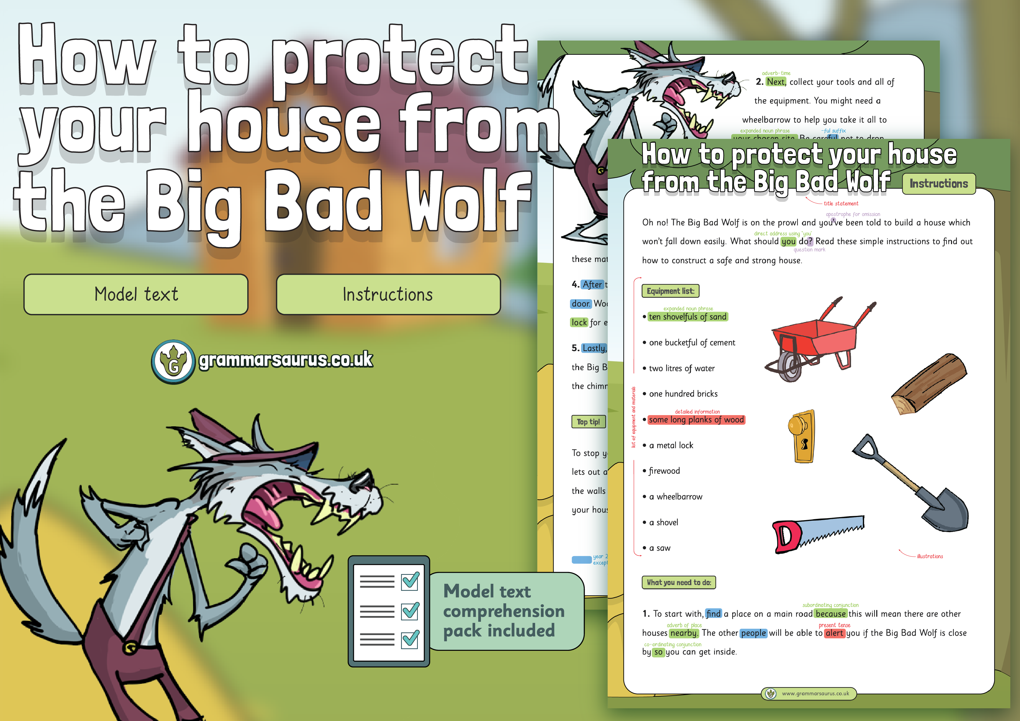 Year 2 Model Text - Instructions - How to protect your house from the ...