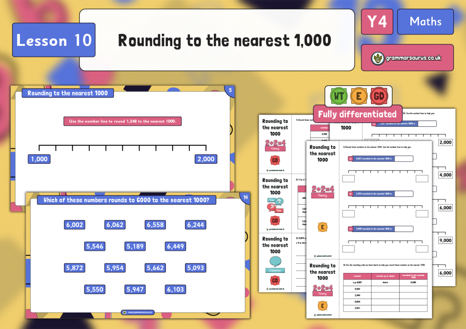 Year 4 Place Value – Rounding to the nearest 1,000 – Lesson 10 ...
