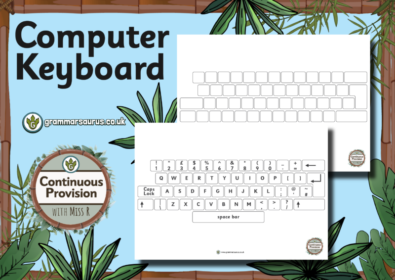 Continuous Provision - Exploration - Computer Keyboard - Grammarsaurus