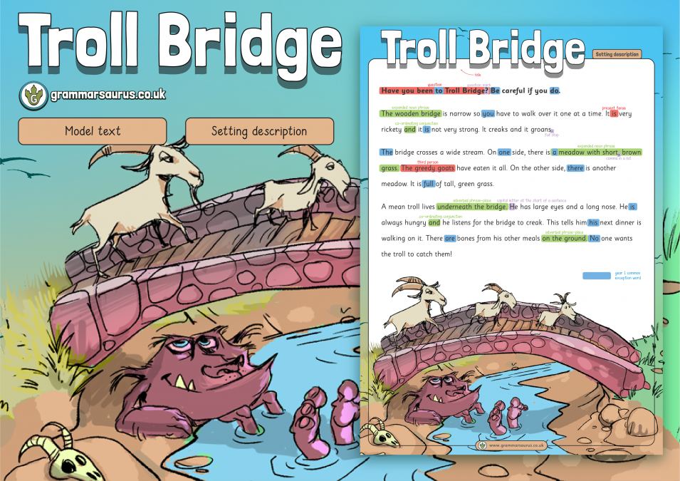 Year 1 Model Text – Setting description – Troll Bridge ( gbsct P1 ...