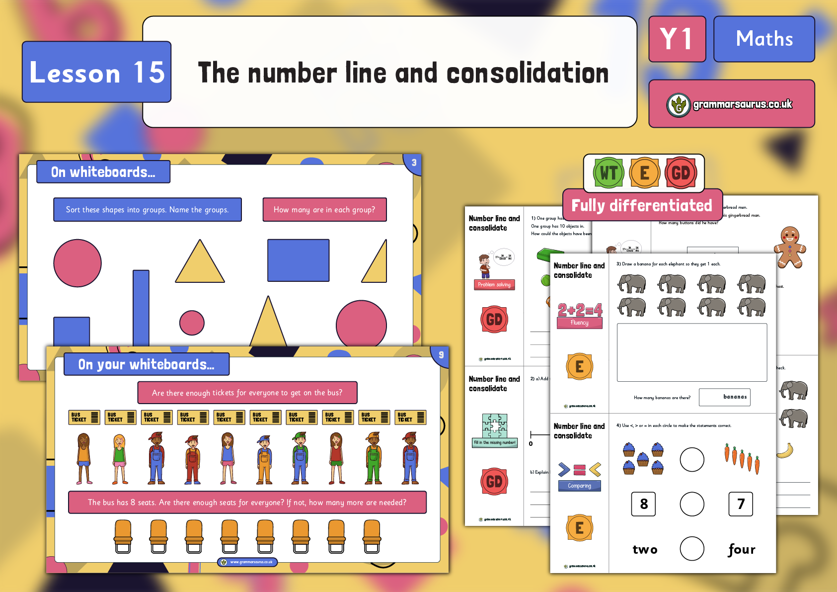 Year 1 Place Value (within 10) - The number line and consolidation ...