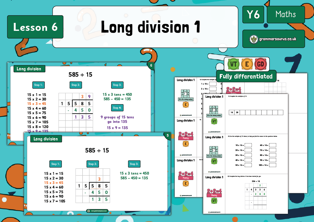 Year 6 Addition, Subtraction, Multiplication and Division – Long ...