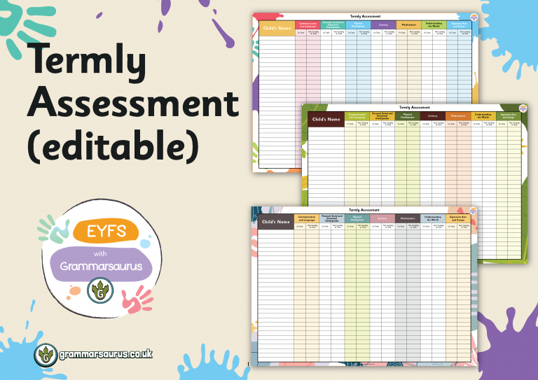 EYFS - Assessment - Grammarsaurus