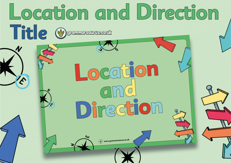 Geography - Location and Direction - Title - Grammarsaurus