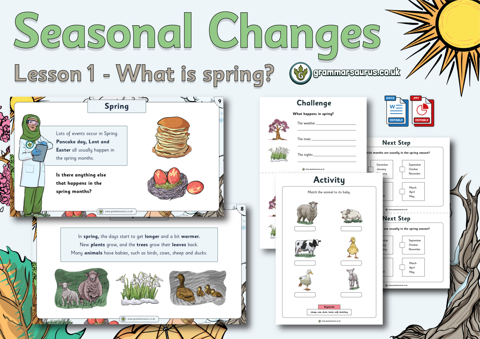 Year 1 Science - Seasonal Changes - What is Spring? Lesson 1 ...