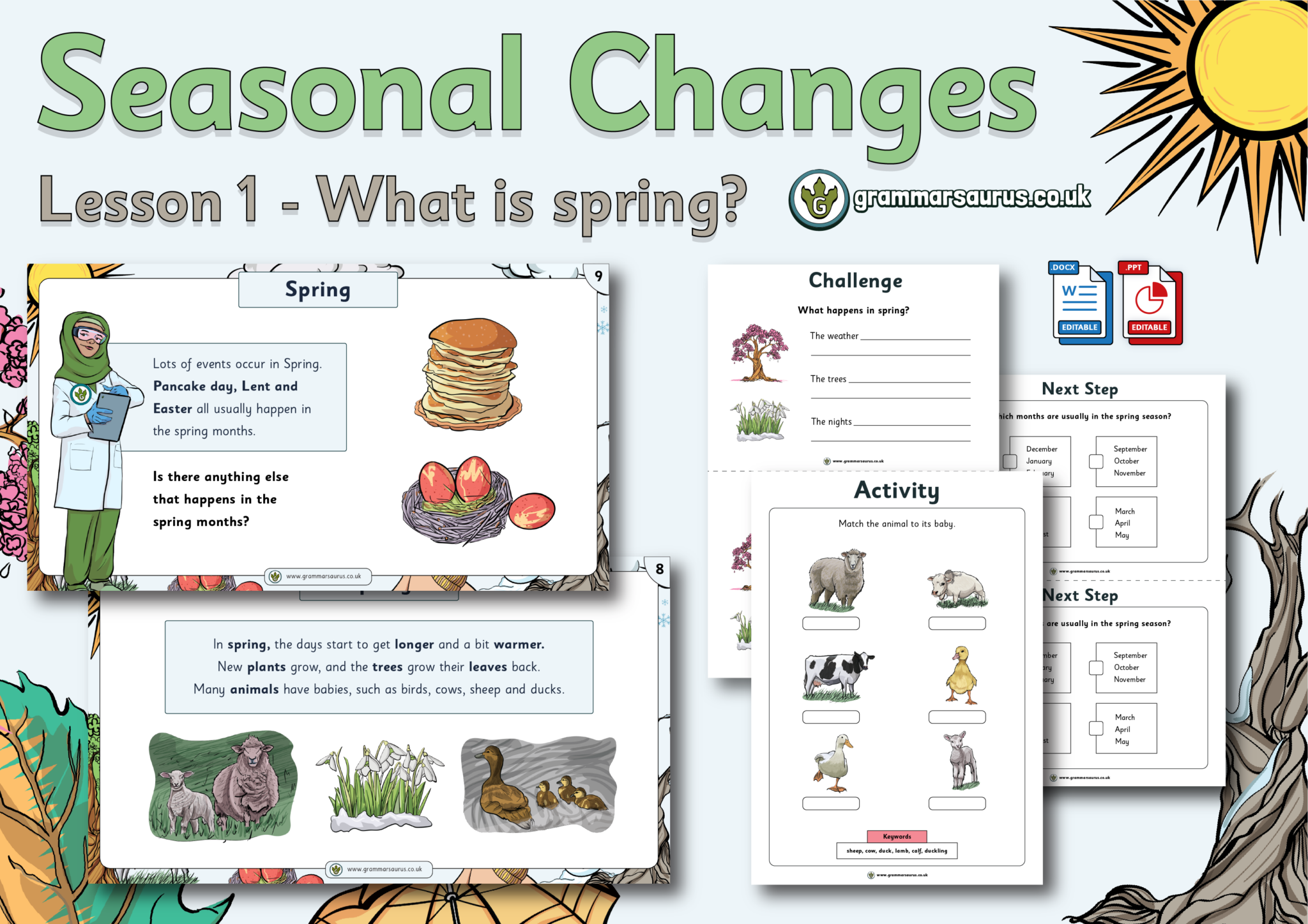 Year 1 Science - Seasonal Changes - What is Spring? Lesson 1 ...
