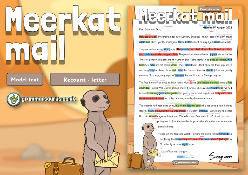 KS1 Model Texts - Page 15 of 25 - Grammarsaurus