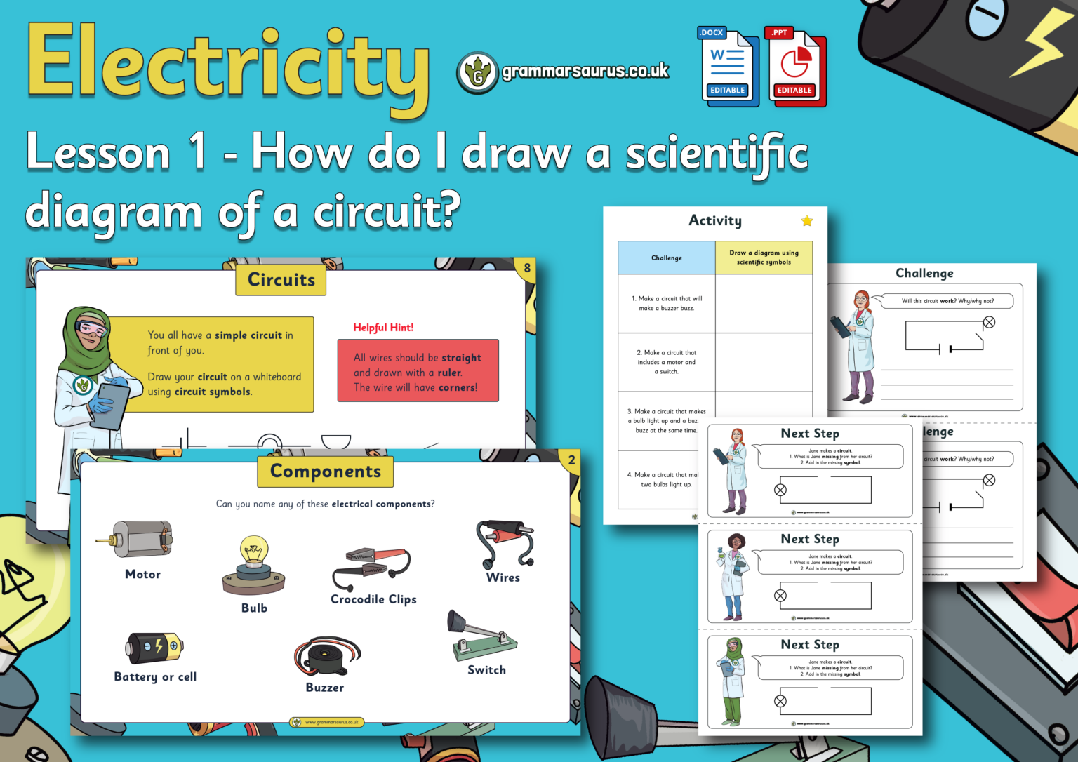 Year 6 Science - Electricity - How do I draw a Scientific diagram of a ...