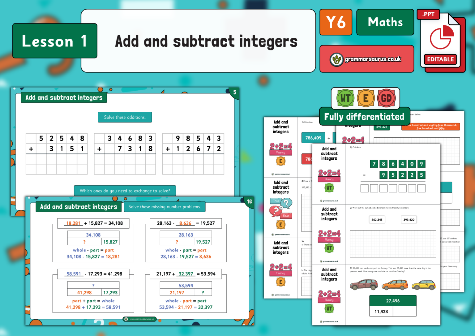 Year 6 Addition, Subtraction, Multiplication and Division - Add and ...