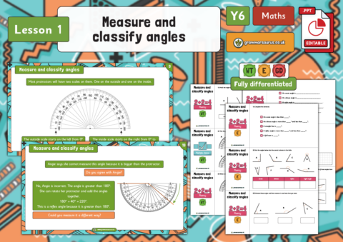 Year 6 Properties of Shape - Measure and classify angles - Lesson 1 ...