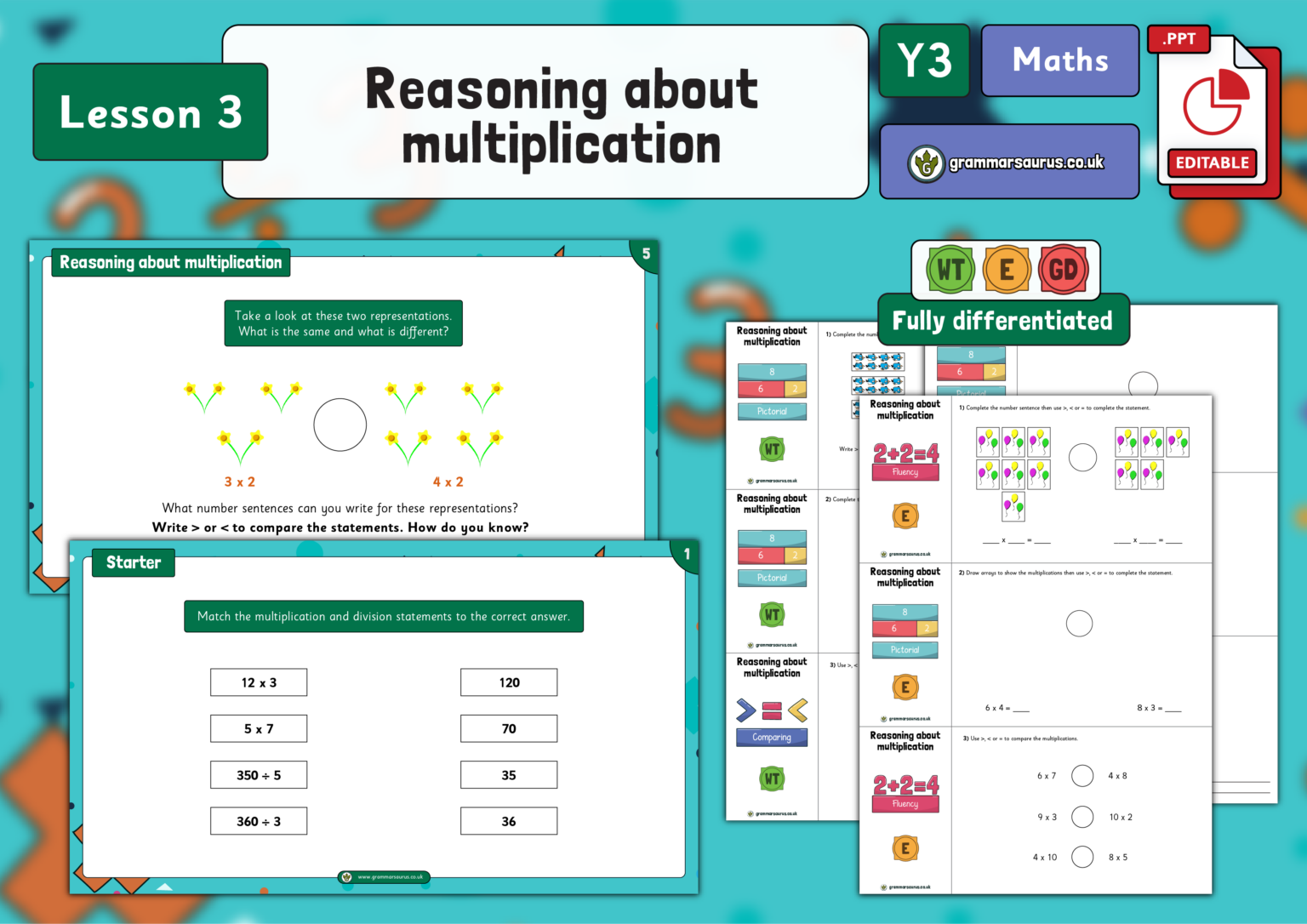 Year 3 Multiplication and Division Part 2 - Reasoning about ...
