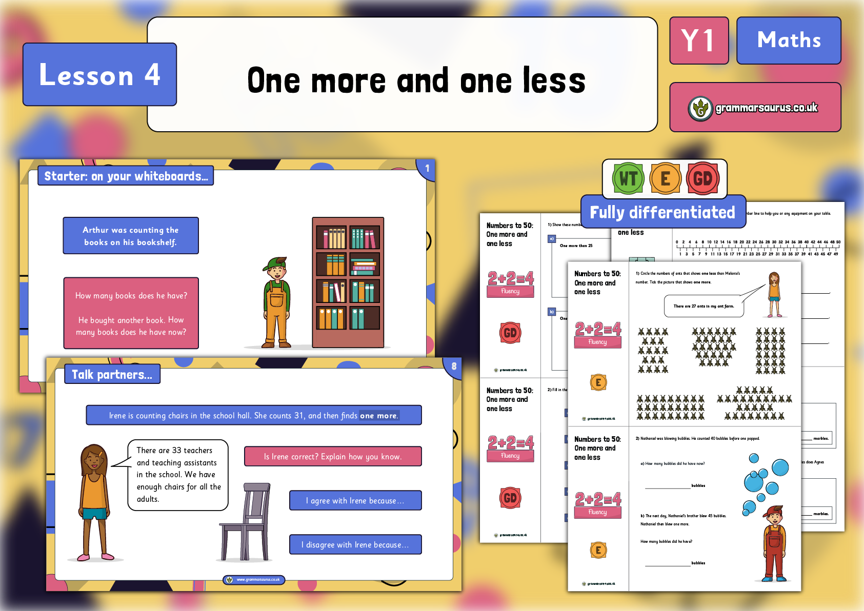 Year 1 Place Value within 50 One More And One Less Lesson 4 Year 1 Place Value within 50 One More And One Less Lesson 4