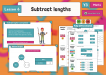 Year 3 Length and Perimeter - Subtract lengths - Lesson 6 - Grammarsaurus