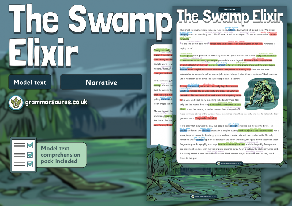 Y4 Narrative - Stories - Grammarsaurus