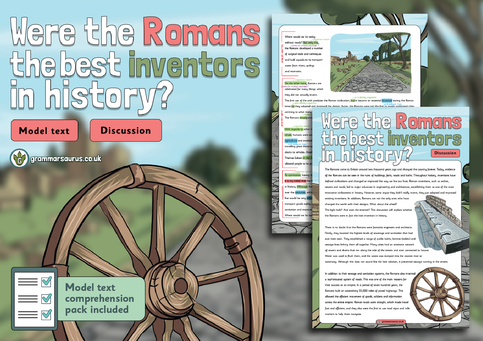 Year 4 Model Text – Discussion – Were the Romans the best inventors in ...