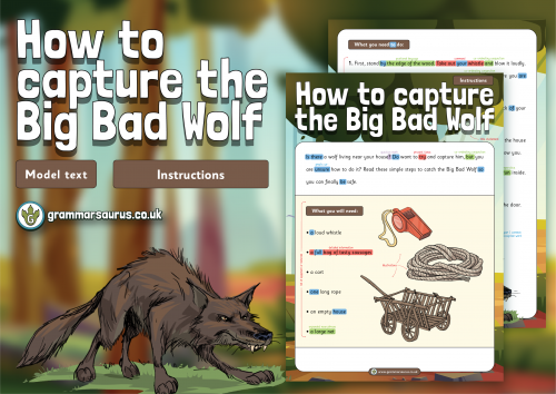 Year 1 Model Text – Instructions – How to capture the Big Bad Wolf ...