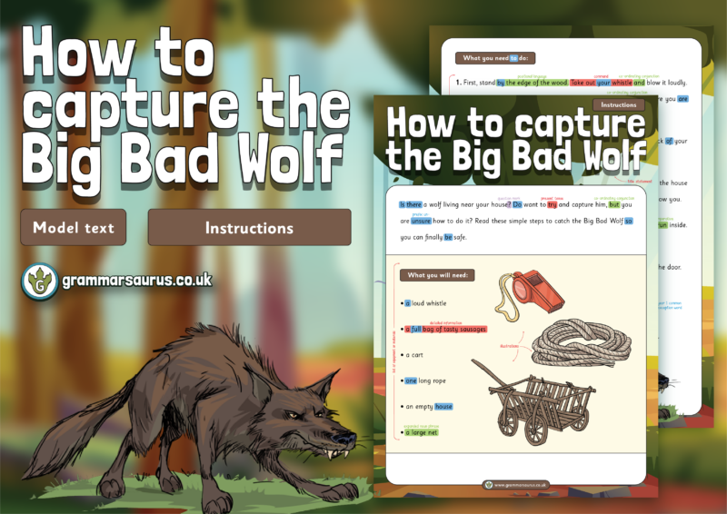 Year 1 Model Text – Instructions – How to capture the Big Bad Wolf ...