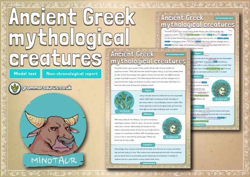 Year 4 Model Text – Non-chronological Report – Ancient Greek ...