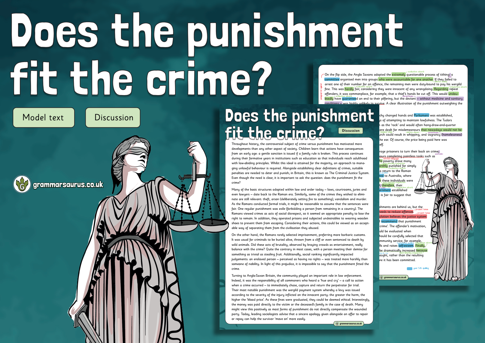 Year 6 Model Text – Discussion – Does the punishment fit the crime ...