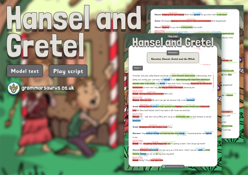 Year 3 Model Text – Play script – Hansel and Gretel ( gbsct P3 , Grade ...