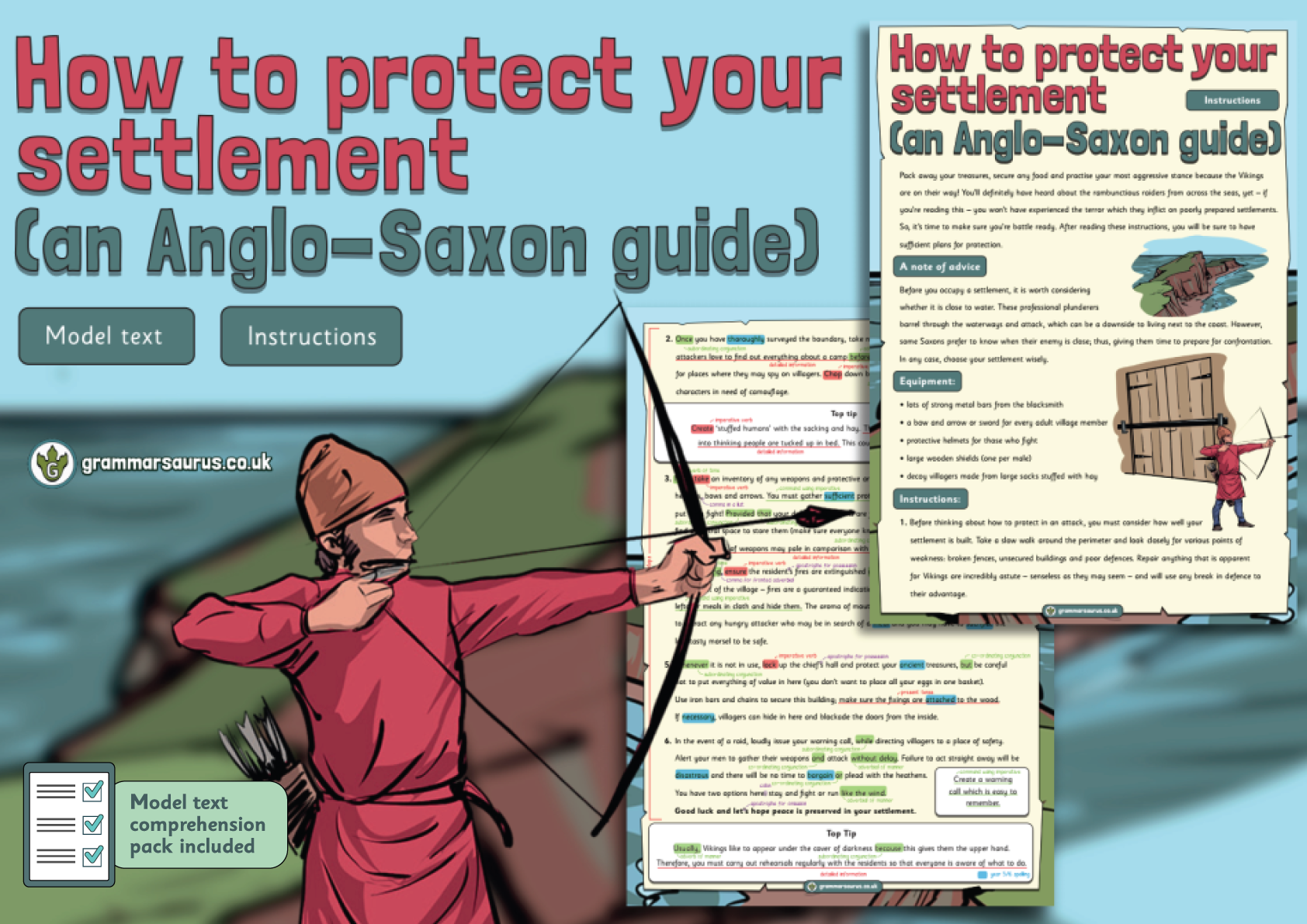 Year 5 Model Text – Instructions – How to protect your settlement - an ...