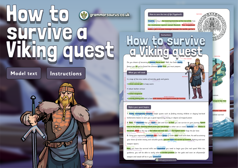 KS2 Model Texts - Grammarsaurus