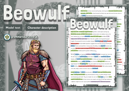 Year 5 Model Text – Character description – Beowulf - Grammarsaurus