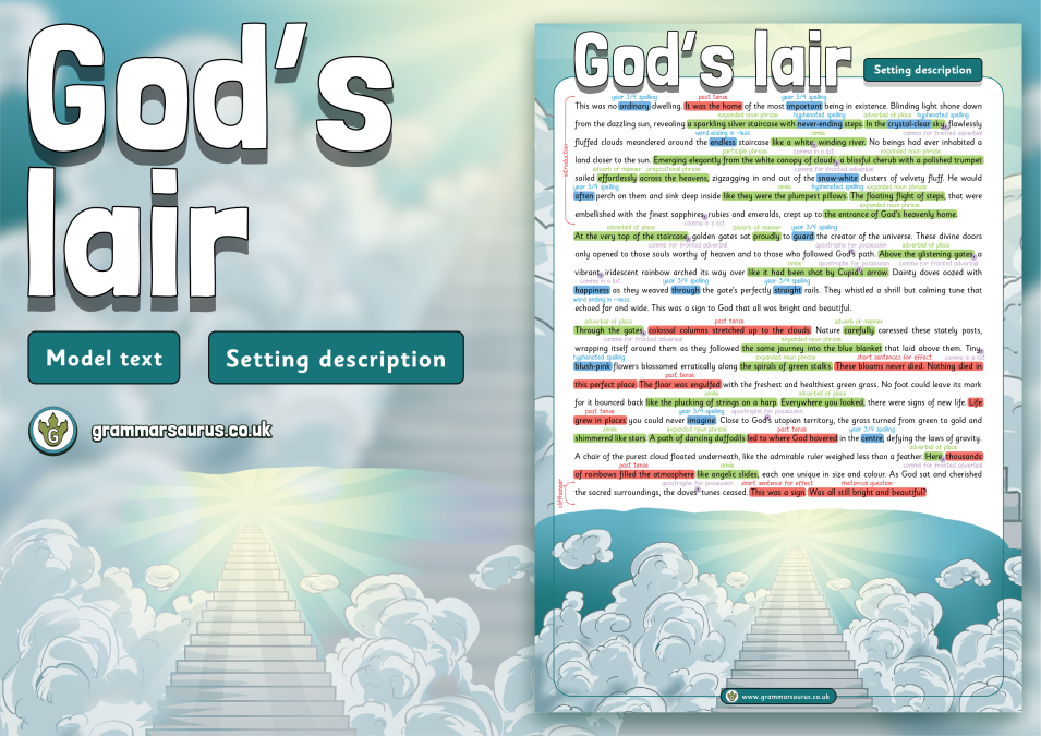Y4 Narrative - Setting description - Grammarsaurus