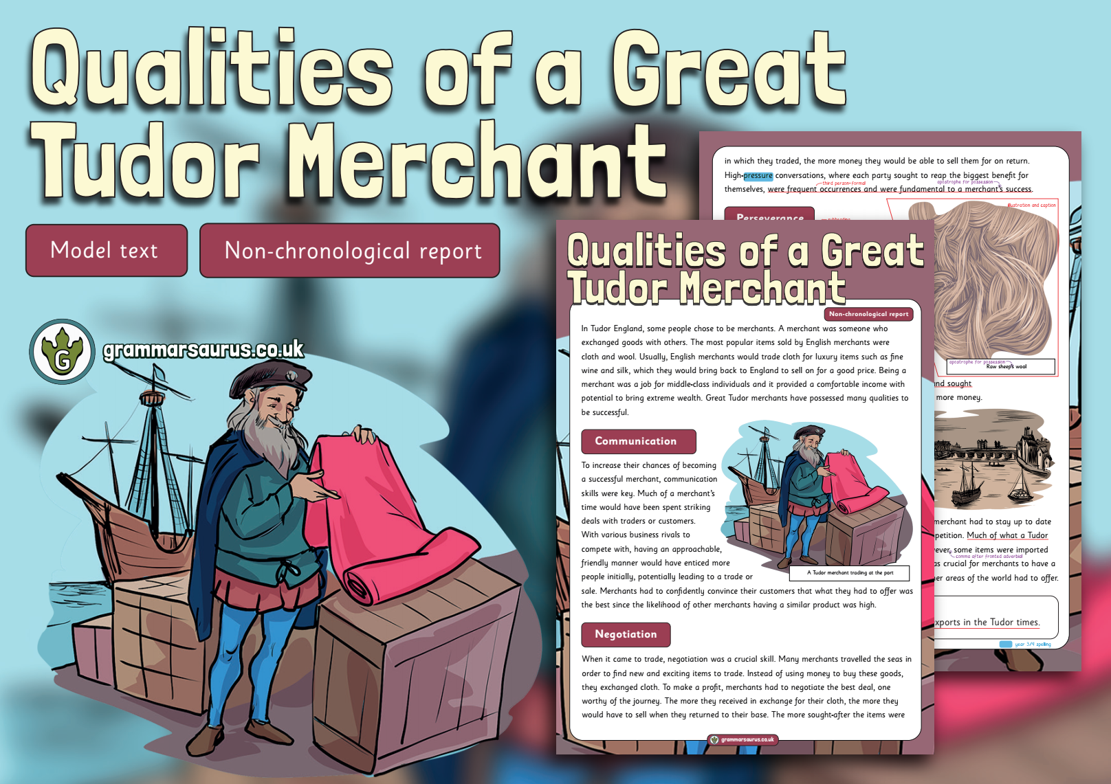 Year 4 Model Text - Non-chronological report – Qualities of a Great ...