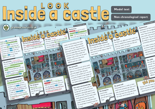Year 2 Model Text - Non-chronological report - Look Inside a Castle ...