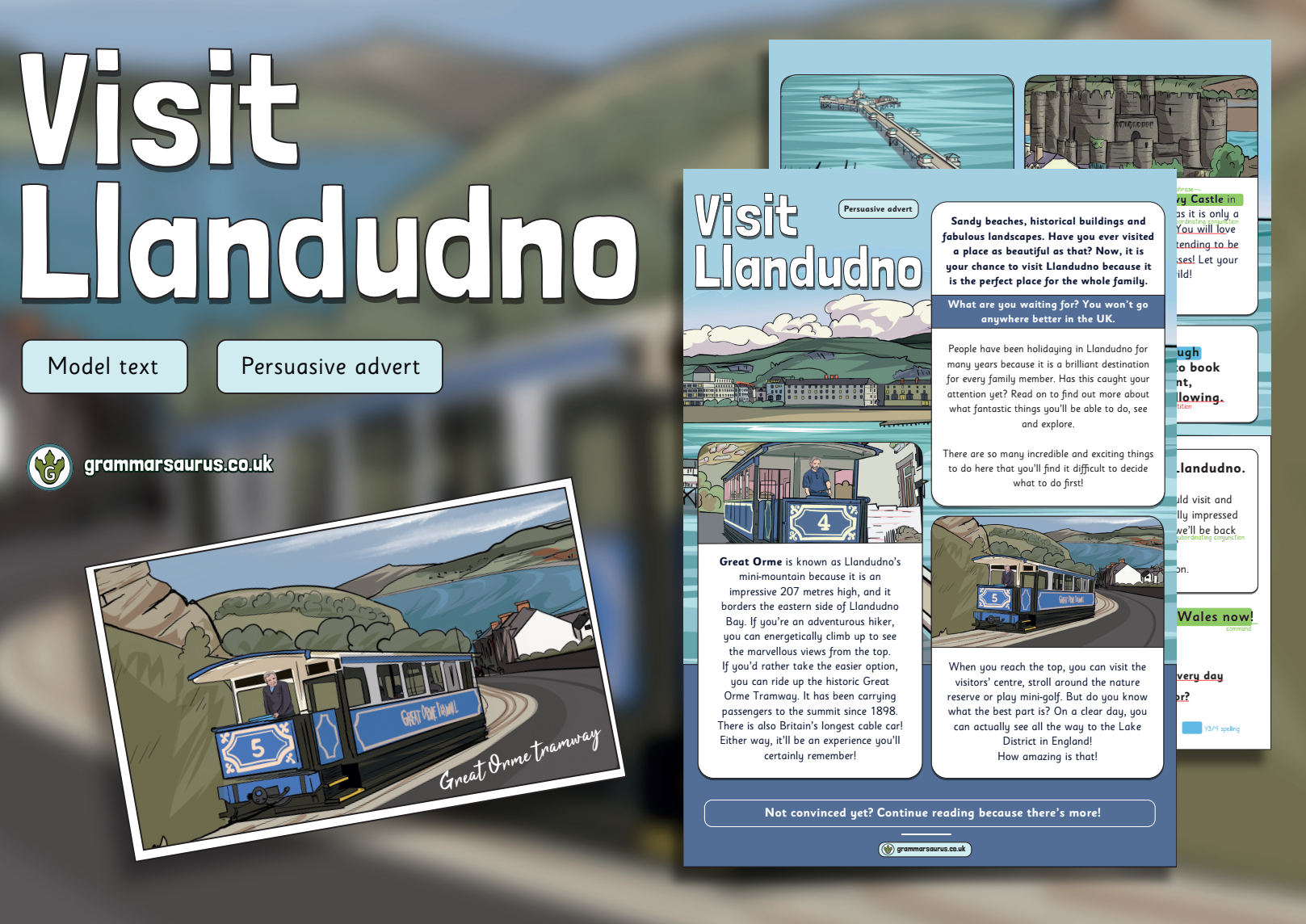 Year 3 Model Text – Persuasive – Advert – Visit Llandudno ( gbsct P3 ...