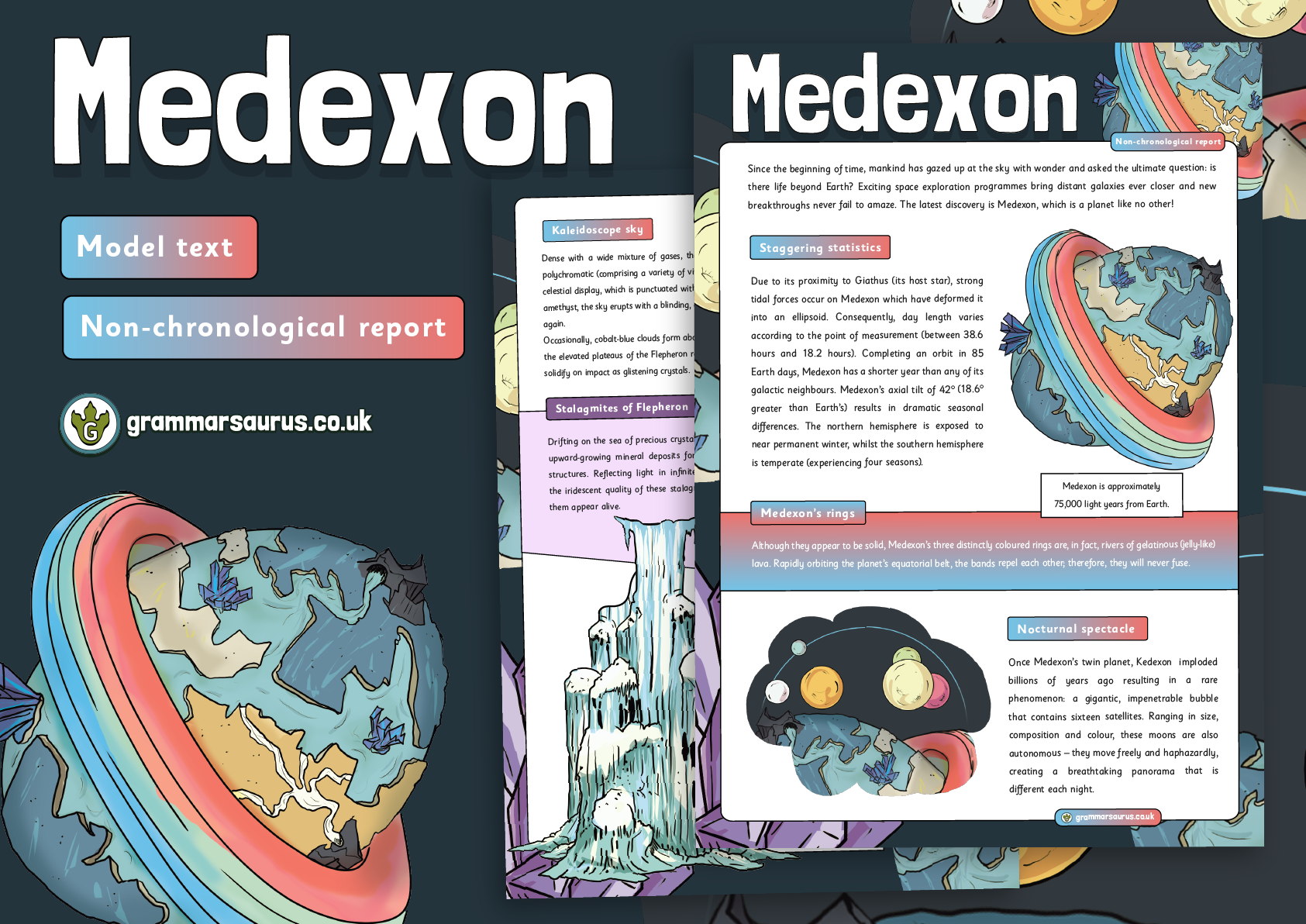 Year 5 Model Text – Non-chronological report – Medexon - Grammarsaurus