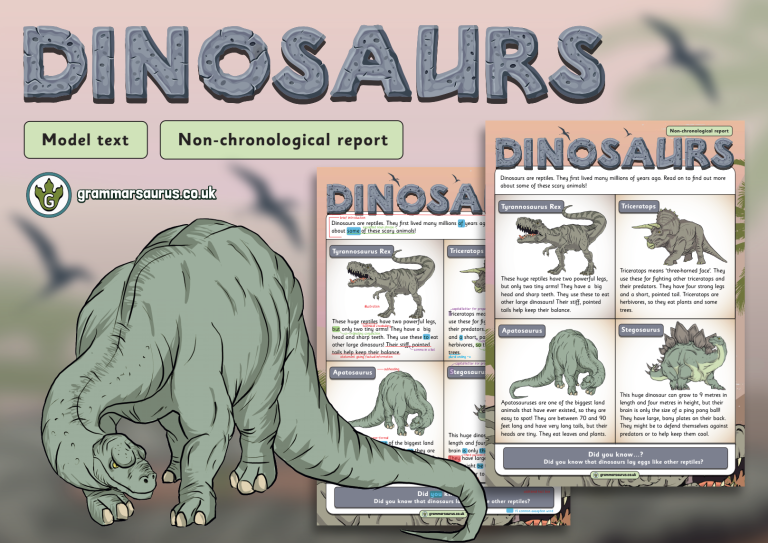 KS1 Model Texts - Grammarsaurus