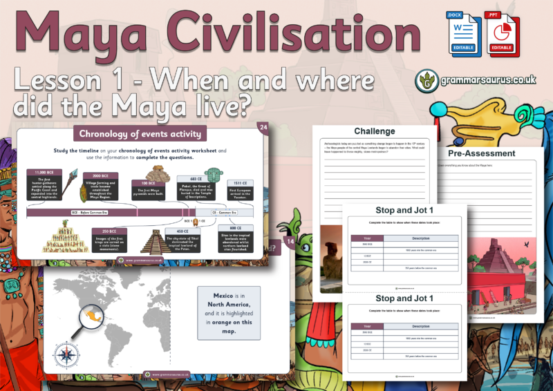 Year 5 History - Maya Civilisation - Where and when did the Maya live ...