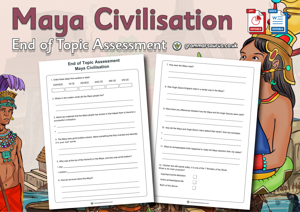 ad End of Topic Assessment - Grammarsaurus