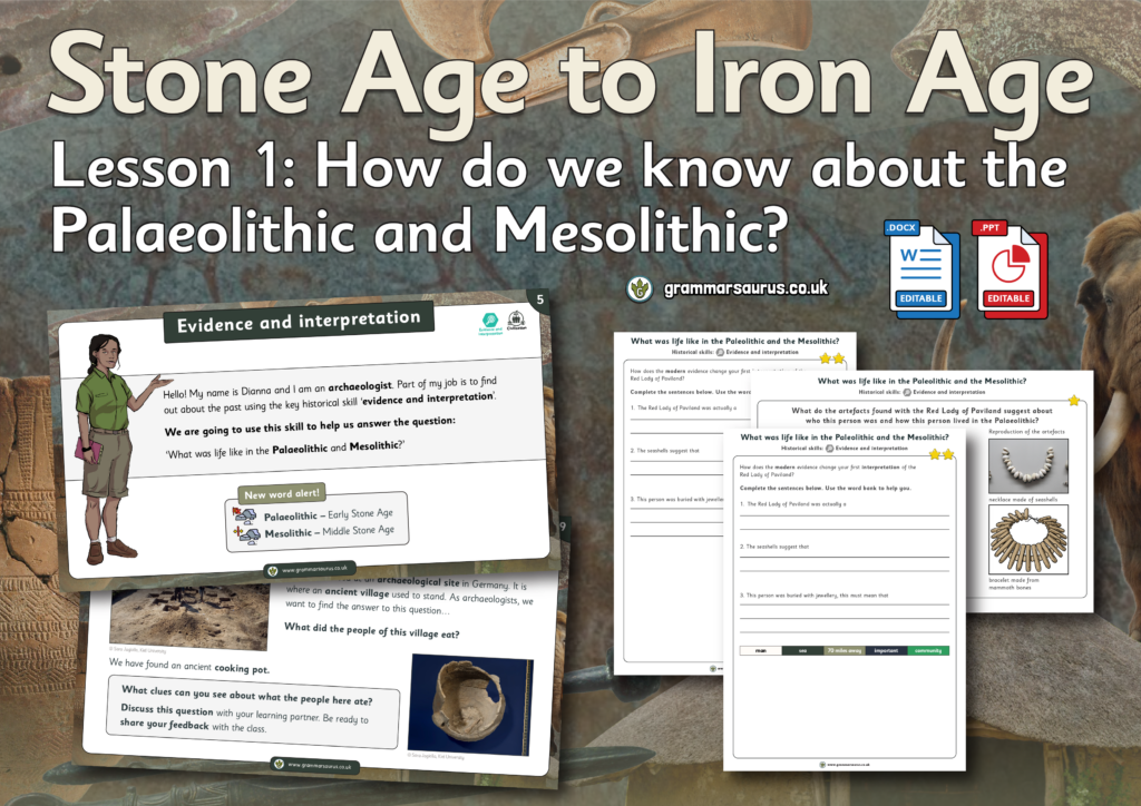 Year 3 History - Stone age to Iron age - How do we know about the ...