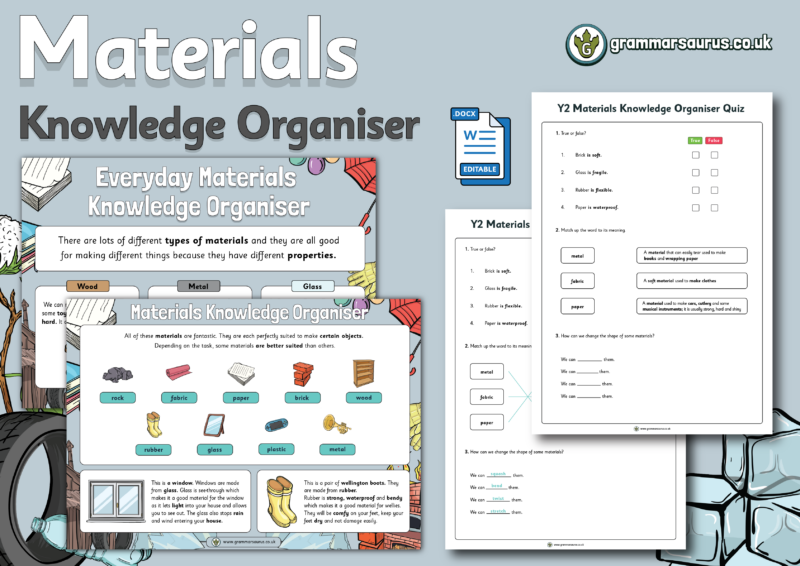 Year 2 Materials - Grammarsaurus