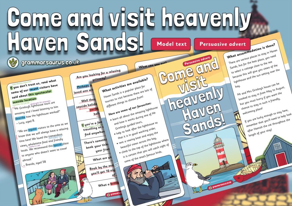 KS2 Model Texts - Grammarsaurus