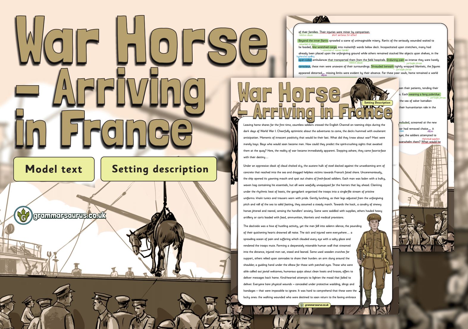 Y6 Narrative - Setting description - Grammarsaurus