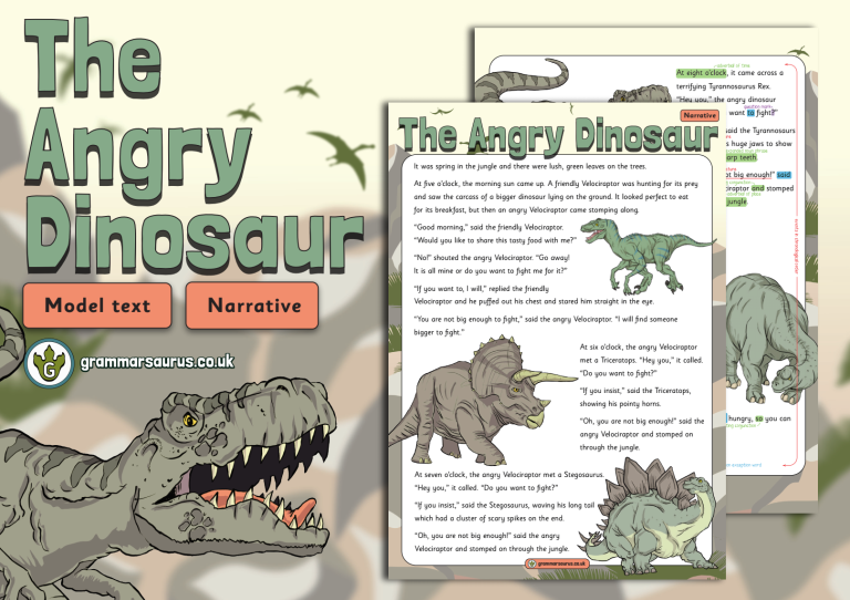 KS1 Model Texts - Grammarsaurus