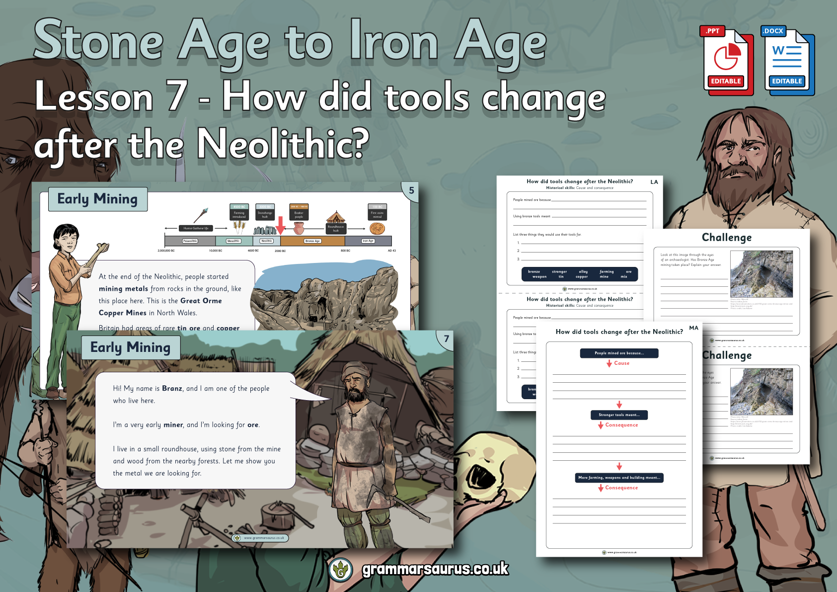 Year 3 History - Stone age to Iron age - How did tools change after the ...