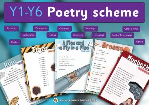 Scheme of Work - Poetry - Grammarsaurus