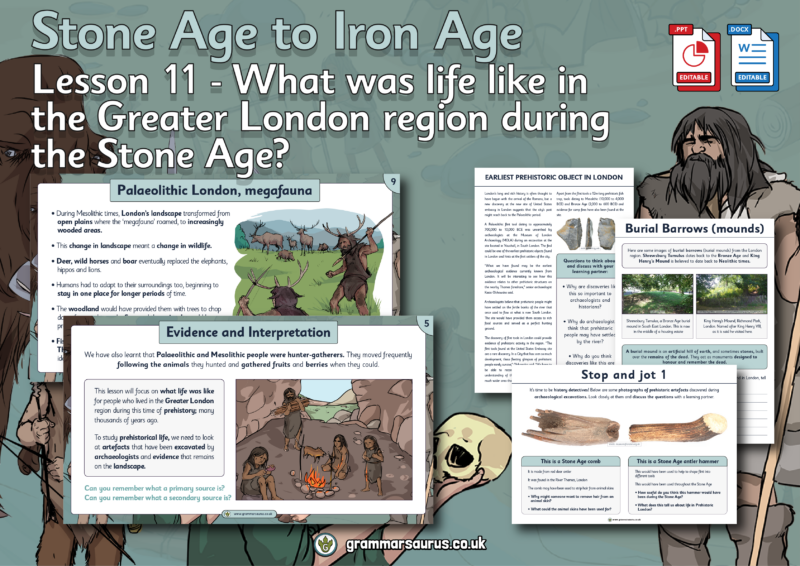 Year 3 History – Stone age to Iron age – What was life like in Greater ...